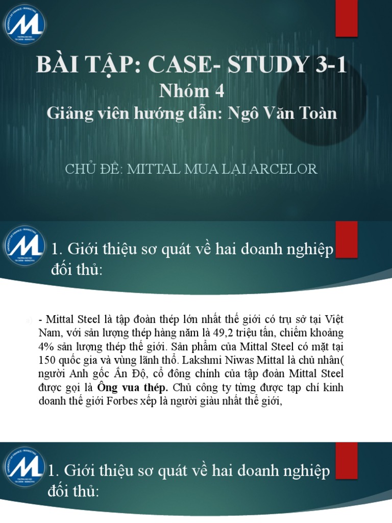 NHÓM 4 - Case Study 3-1 | PDF