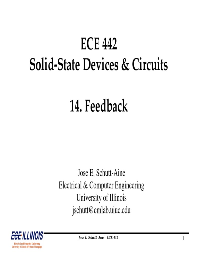 ECE 442 Feedback | PDF