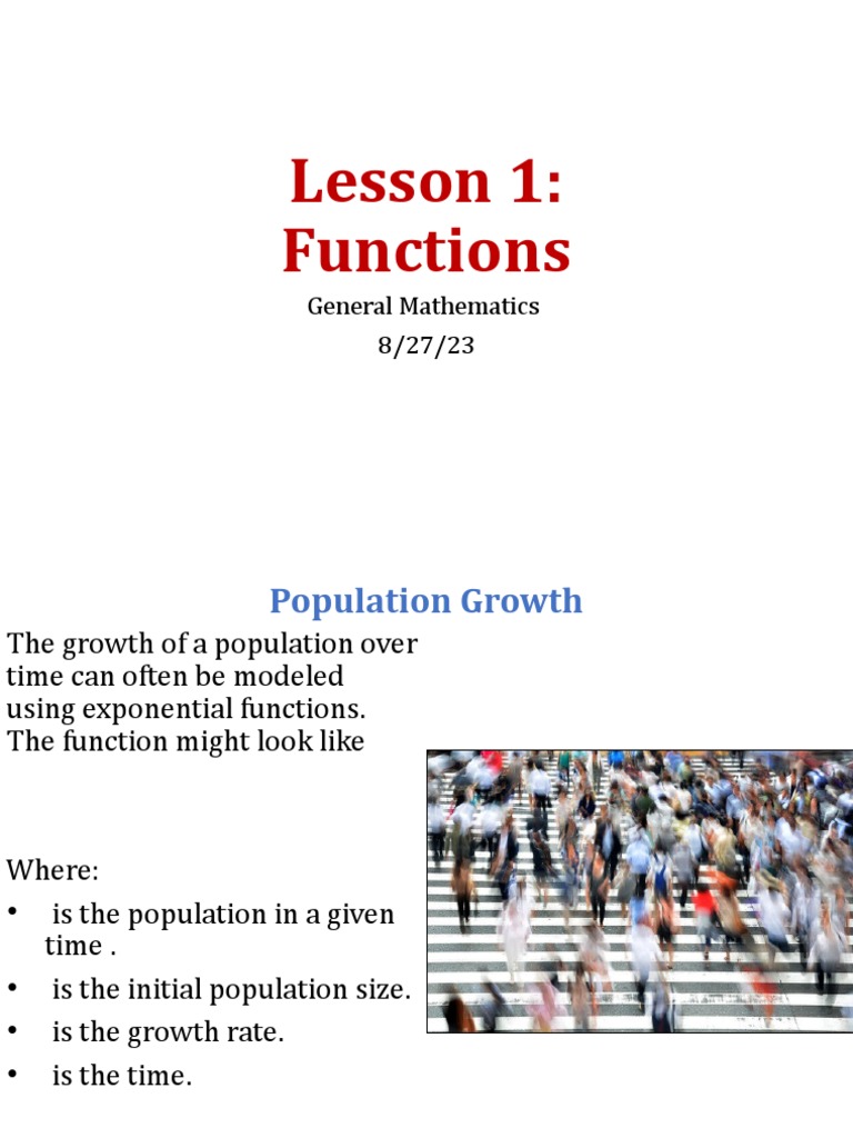 (Presentation) Functions As Models | PDF | Function (Mathematics) | Machines