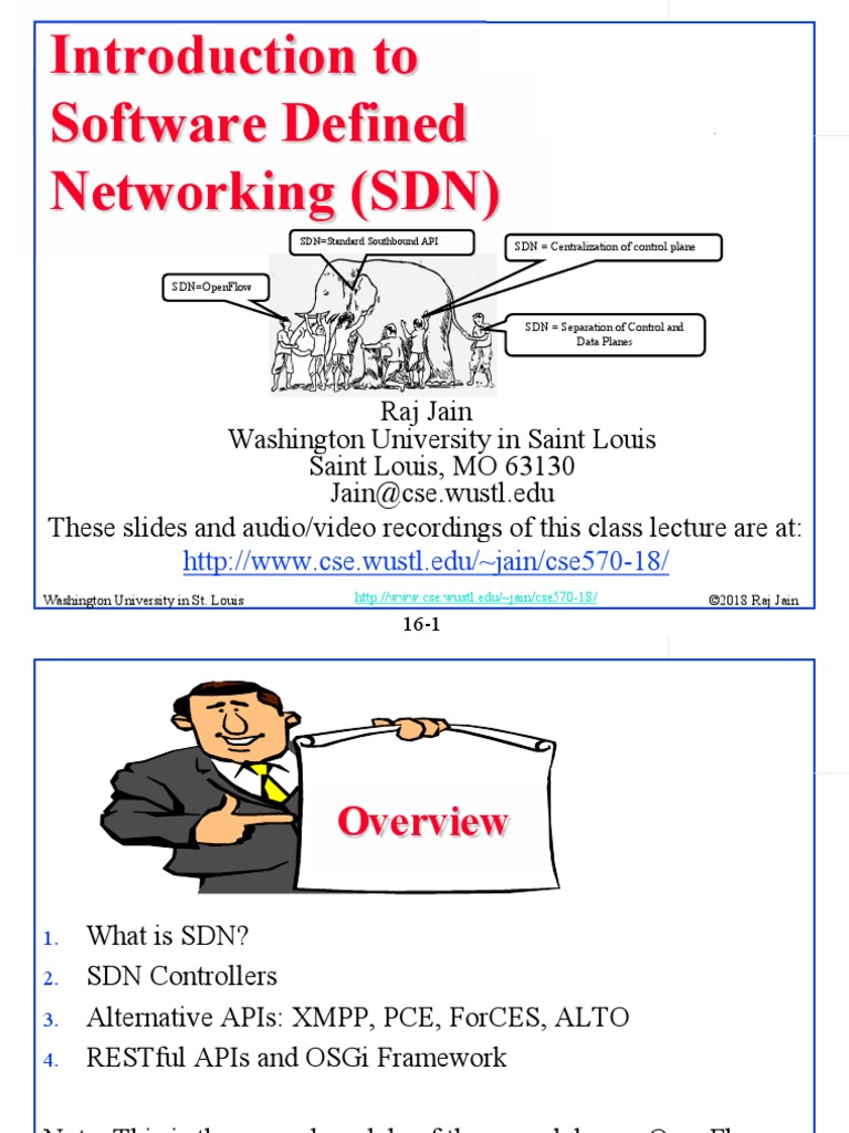 Introduction To Software Defined Networking (SDN) | PDF | Computer ...