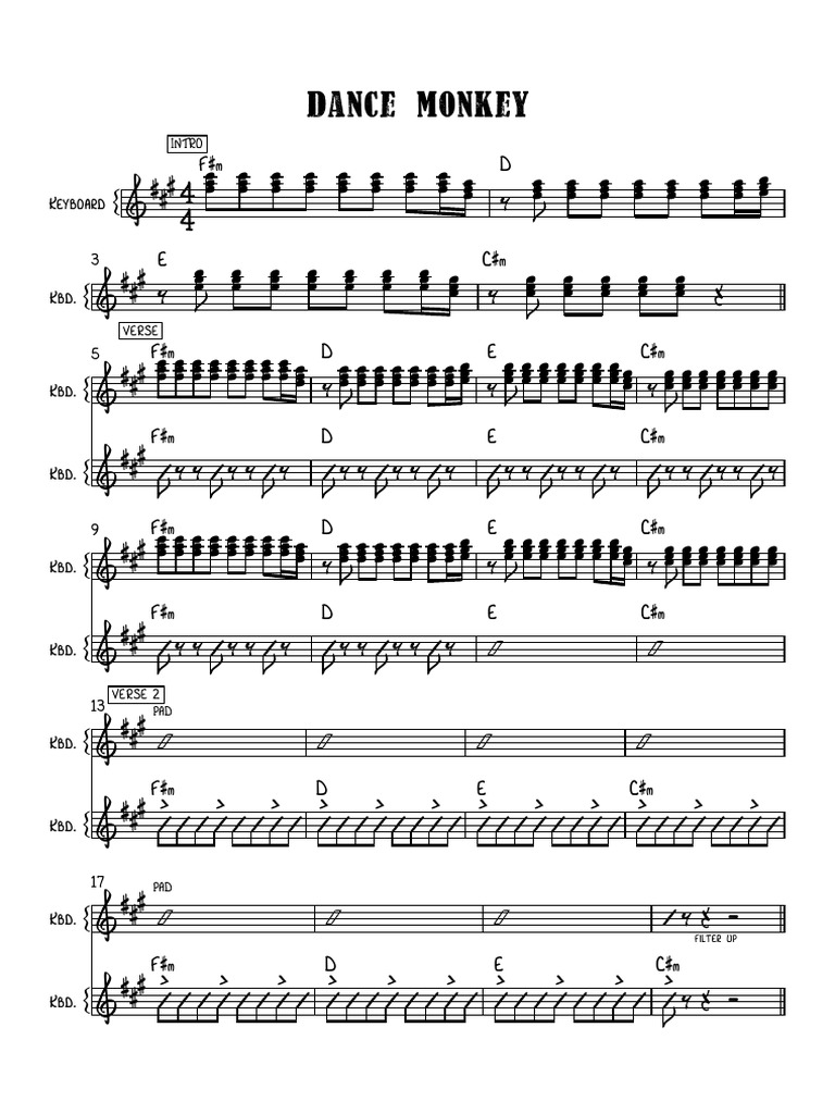 Dance Monkey | PDF