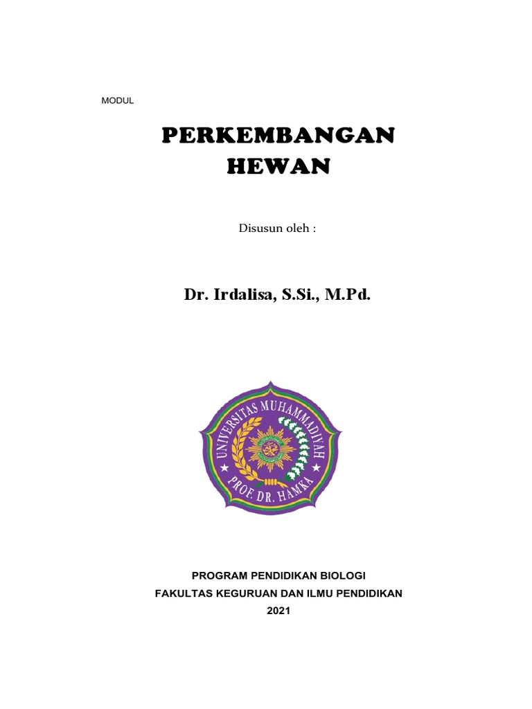 Modul Perkembangan Hewan 2021 | PDF | Sains & Matematika