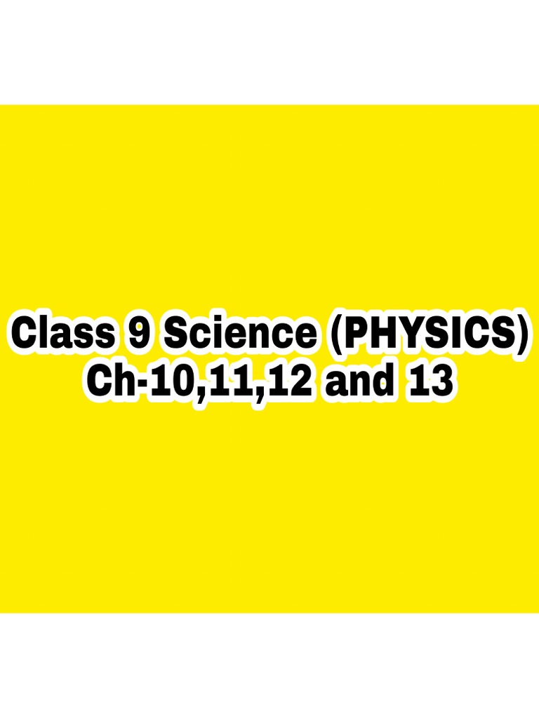 Class 9 Science Evergreen Book Ch-10,11,12 and 13 | PDF Class 9 Science Evergreen Book Ch-10,11,12 and 13 | PDF
