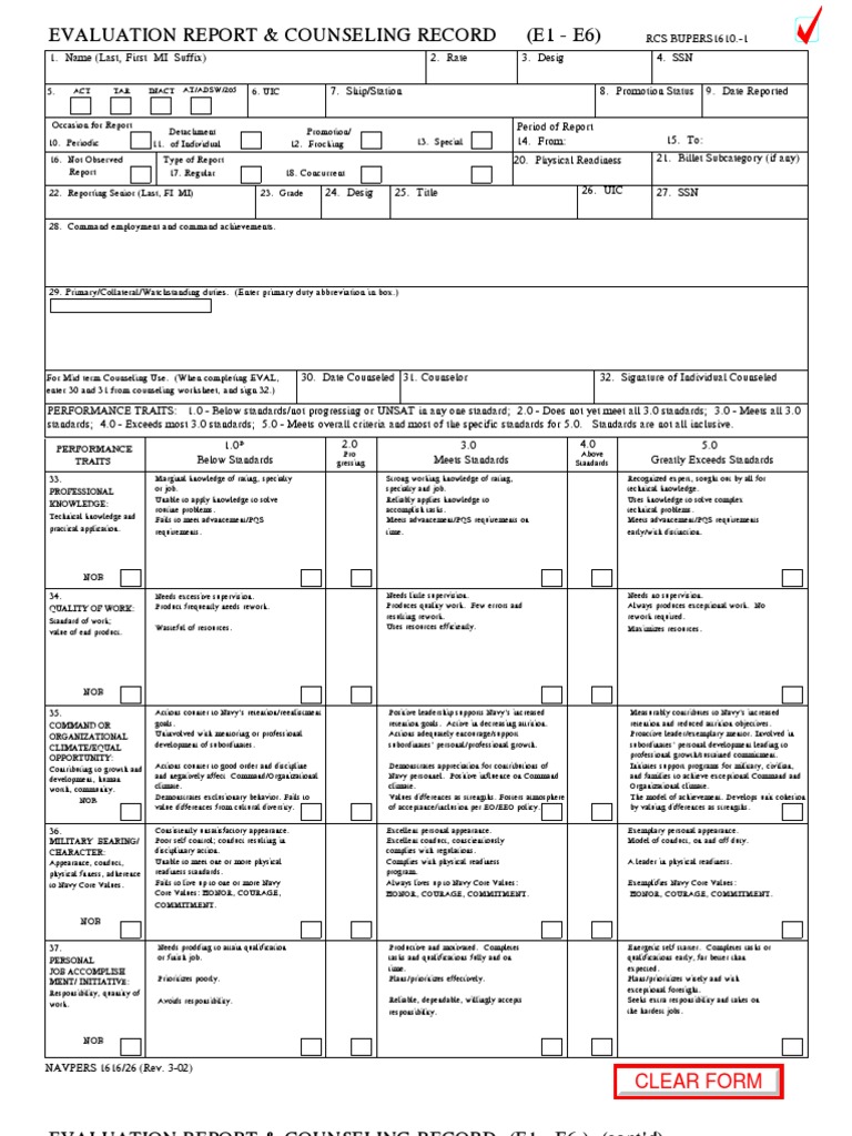 EVAL Form | PDF | Goal | Leadership