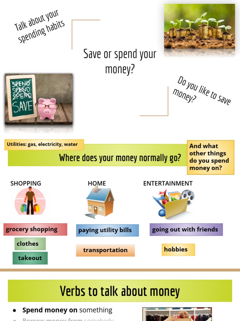 Save or Spend Your Money | Download Free PDF | Banking | Financial ...