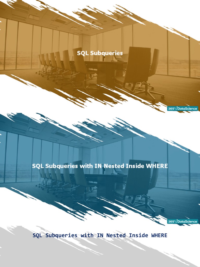 Sql Subqueries With Exists Not Exists Nested Inside Where Pdf Computing Information Science 8336