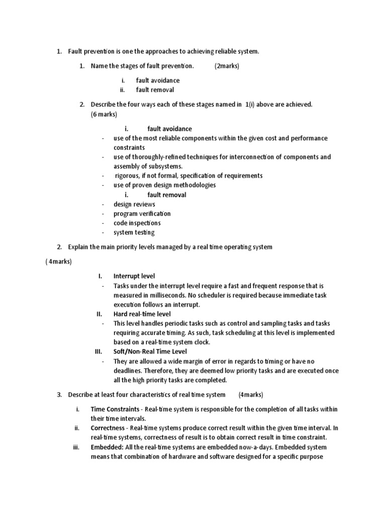 Real 2 Pdf Real Time Computing System