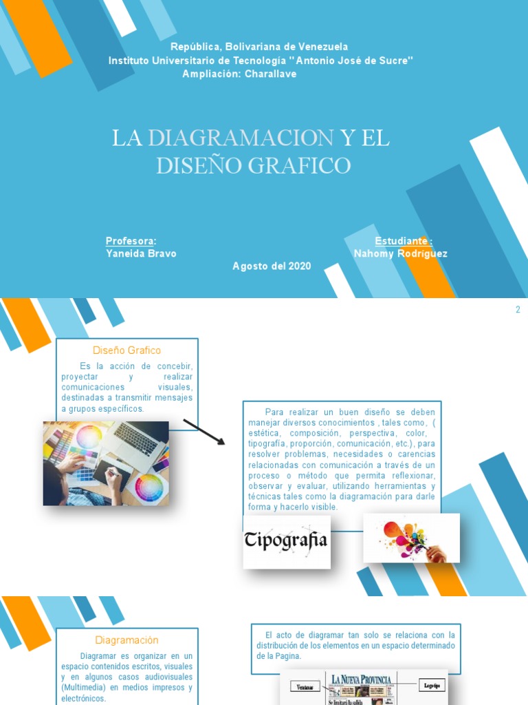 Diagramacion y El Diseño Grafico | PDF | Diseño | Diseño de página