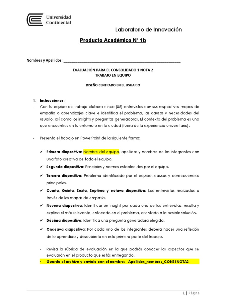 Pa1b - Cons1 Nota2 | PDF