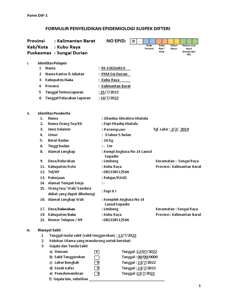 PDF Difteri Auri-3 | PDF