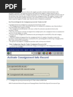 Consignment Process in SAP MM | PDF | Business | Retailing