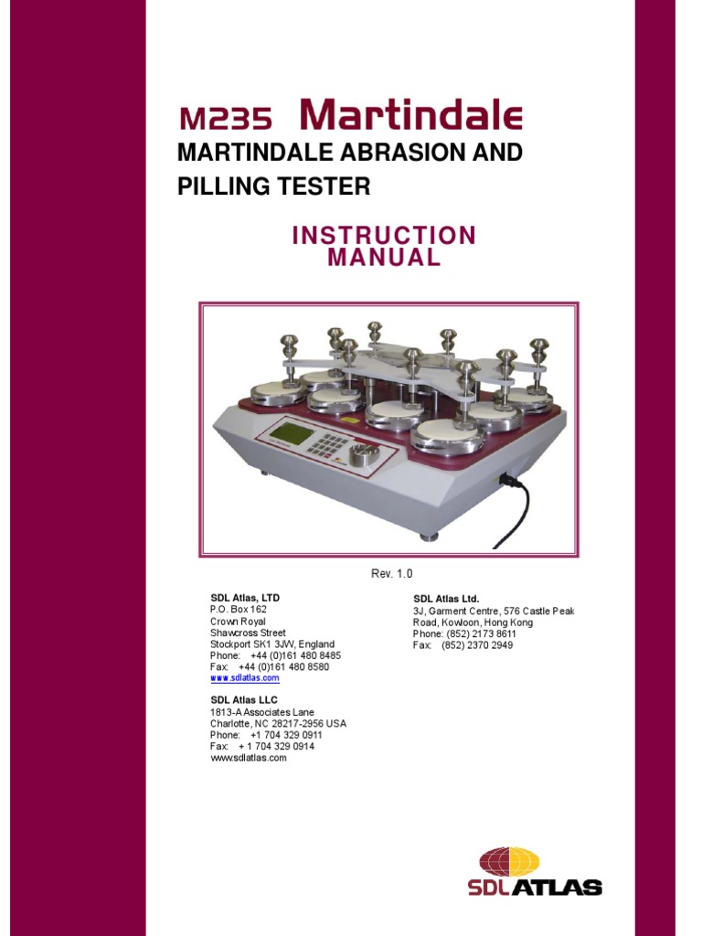 M235 MTD OPERATION MANUAL - 9-Head - Rev1.0 | PDF