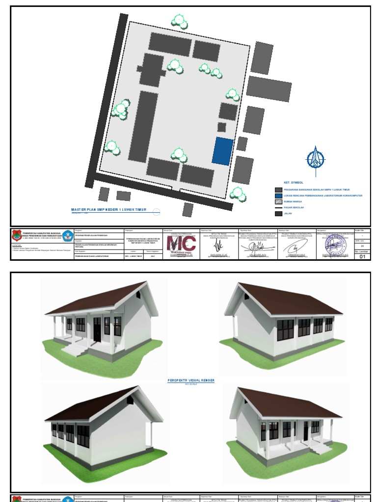 1.gambar Pembangunan Ruang Laboratorium Komputer Beserta Perabotnya SMP ...