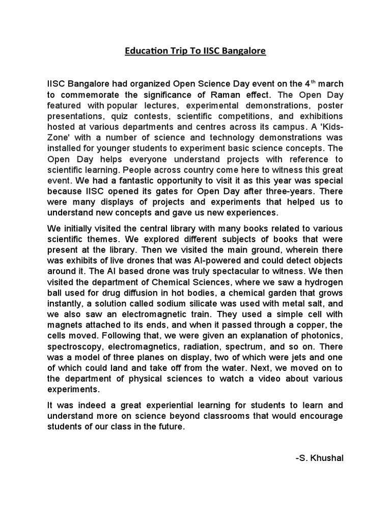 Open Science Day IISC Report | PDF