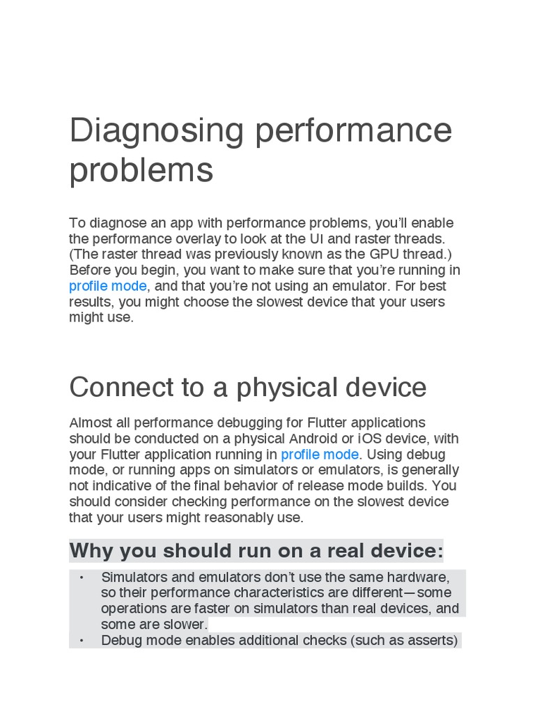 The Performance Overlay | PDF