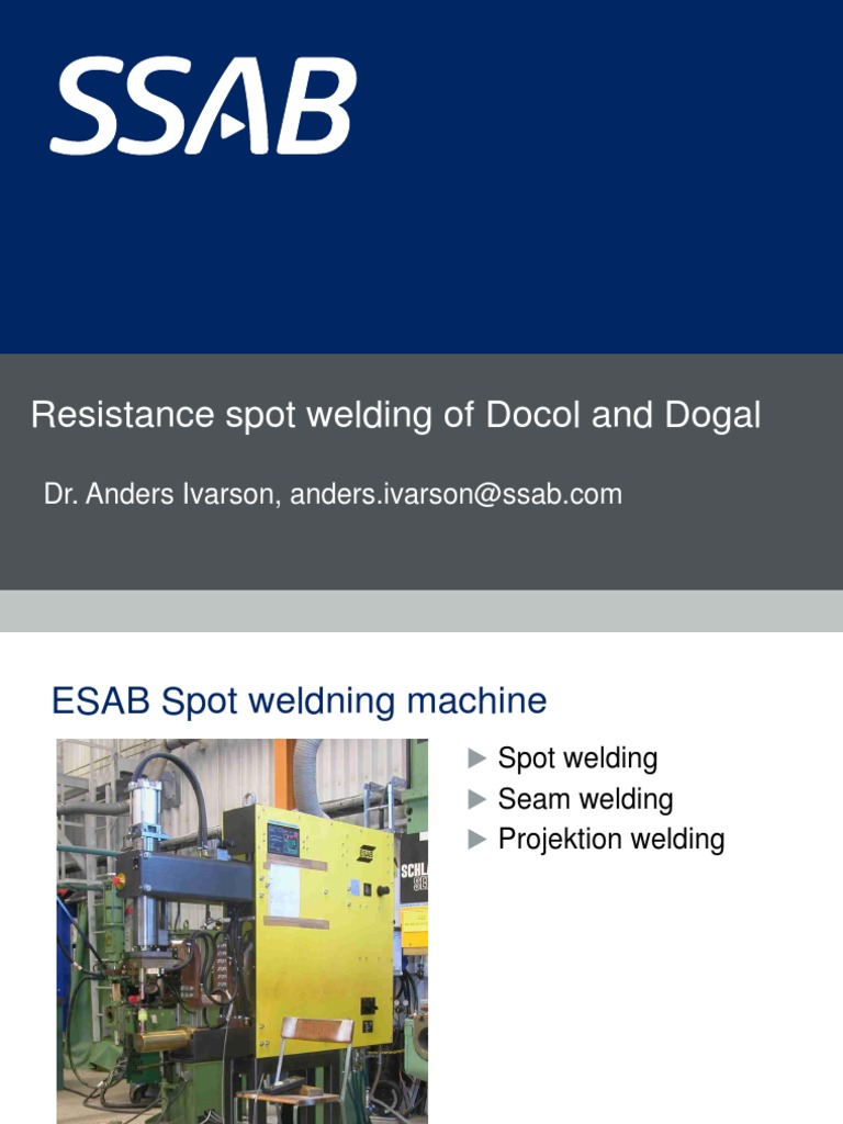 Spot Welding | PDF | Construction | Welding