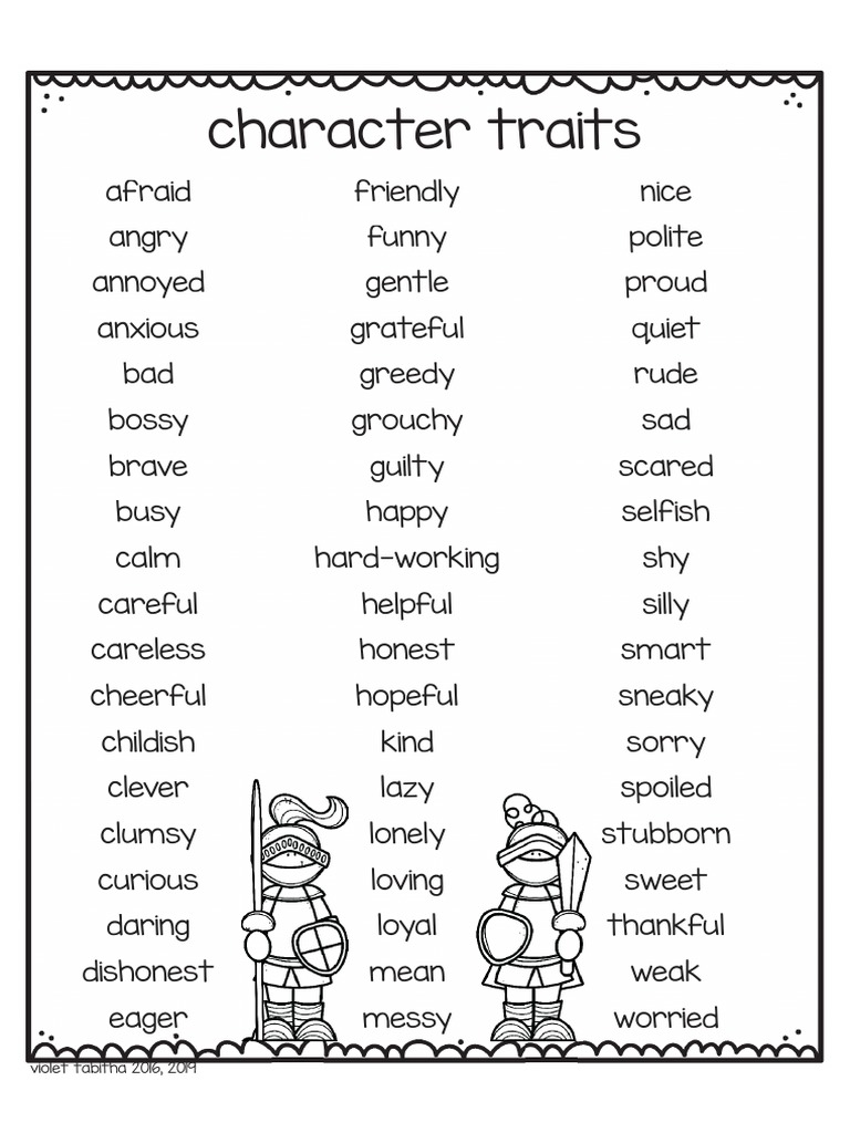 Personality Traits Overview | PDF