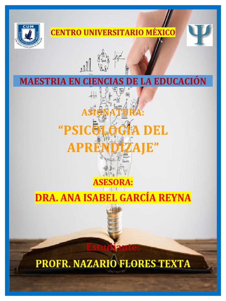 TAREA MCE PSICOLOGIA DEL APRENDIZAJE NAZARIO FLORES TEXTA | PDF ...