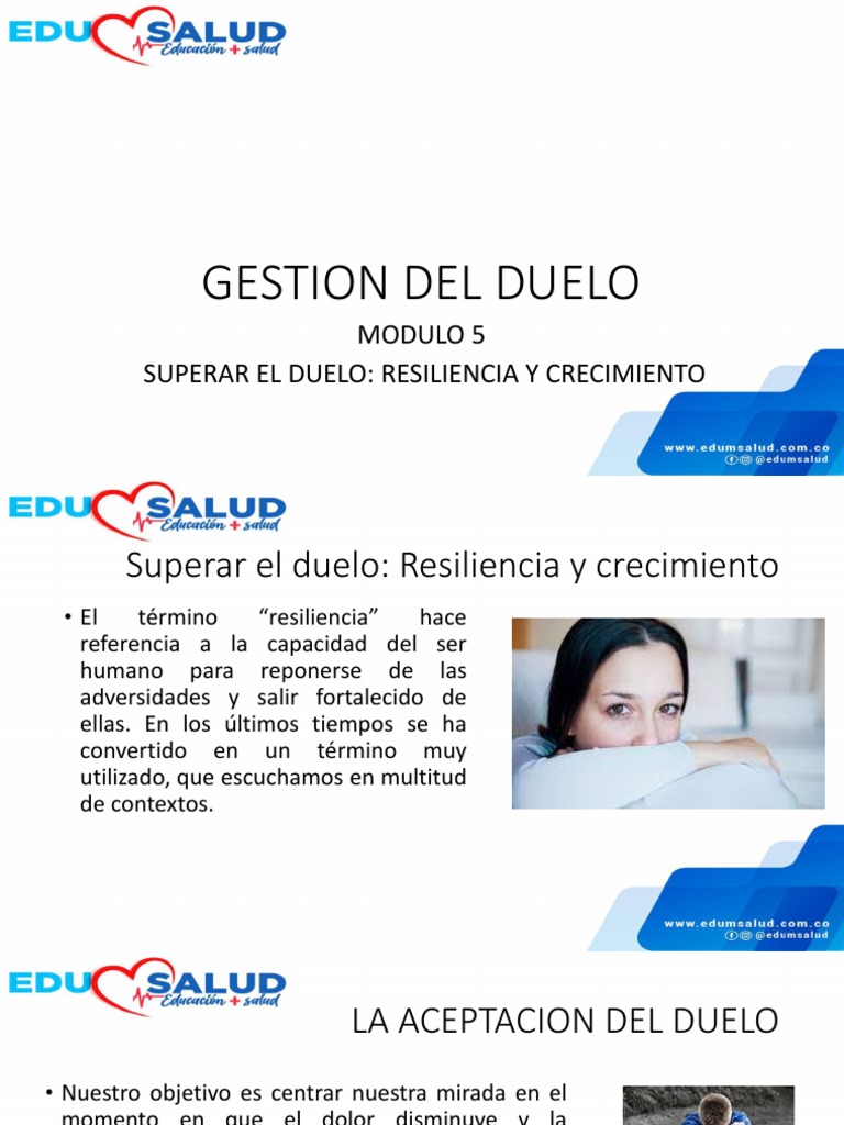 Modulo 5 Gestion Del Duelo | PDF