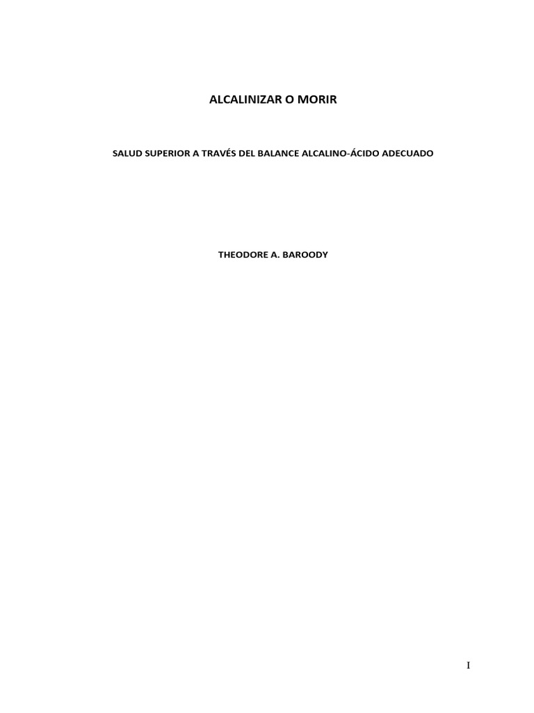 Alcalinizar el Cuerpo para la Salud | PDF | Digestión | Ácido clorhídrico
