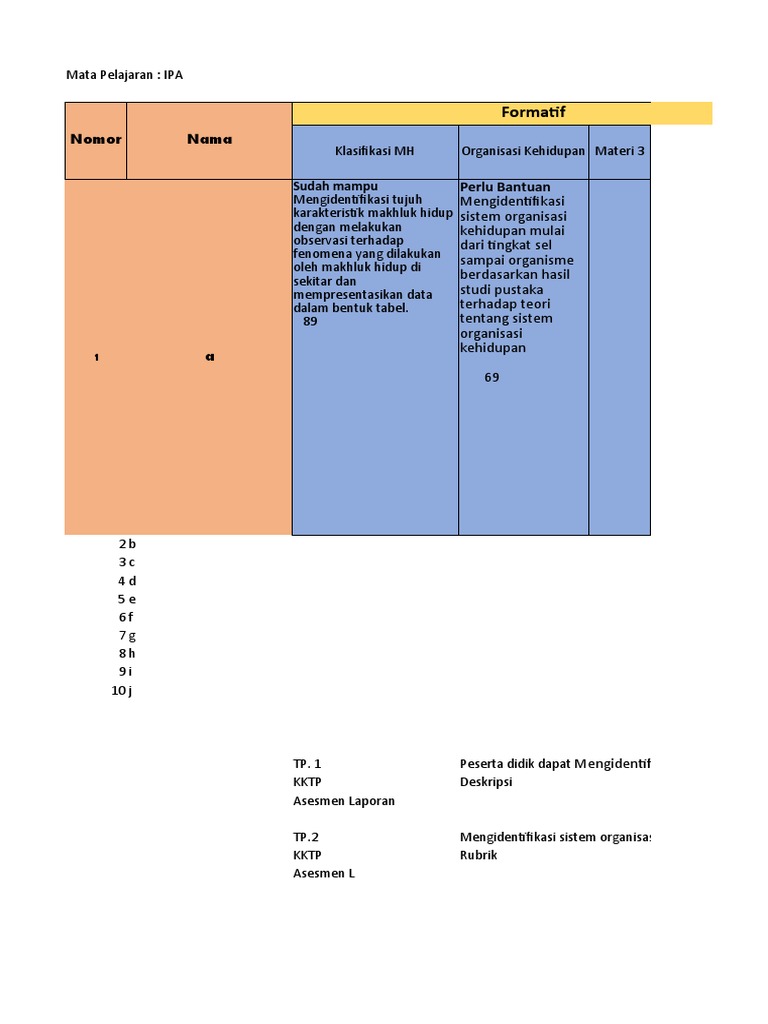 Penilaian Formatif Dan Sumatif | PDF