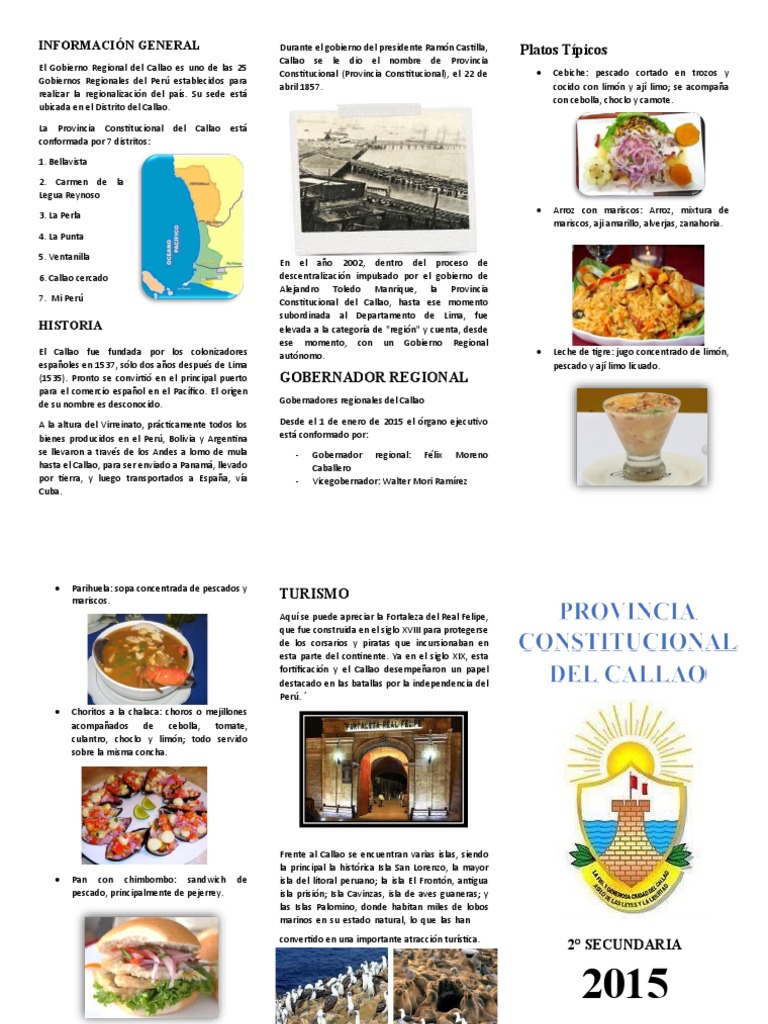 Triptico Del Callao | PDF