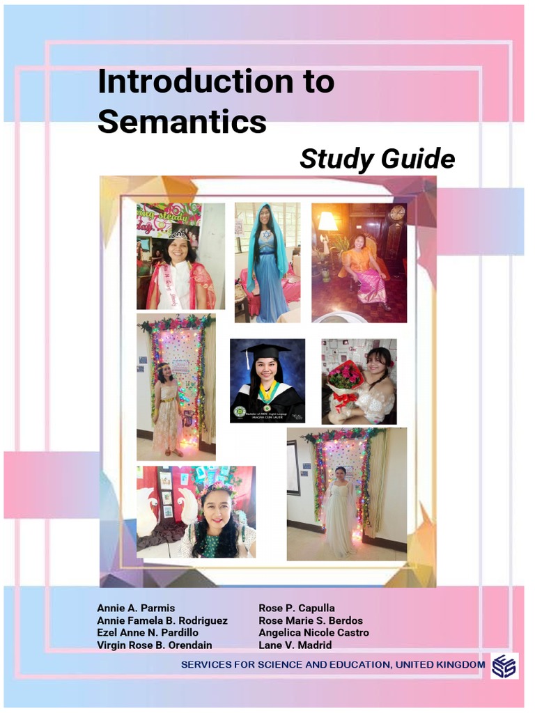 Semantics | PDF | Linguistics | Word