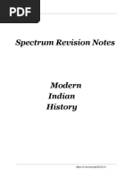 Spectrum Modern History Overview | PDF | Mahatma Gandhi | Jawaharlal Nehru
