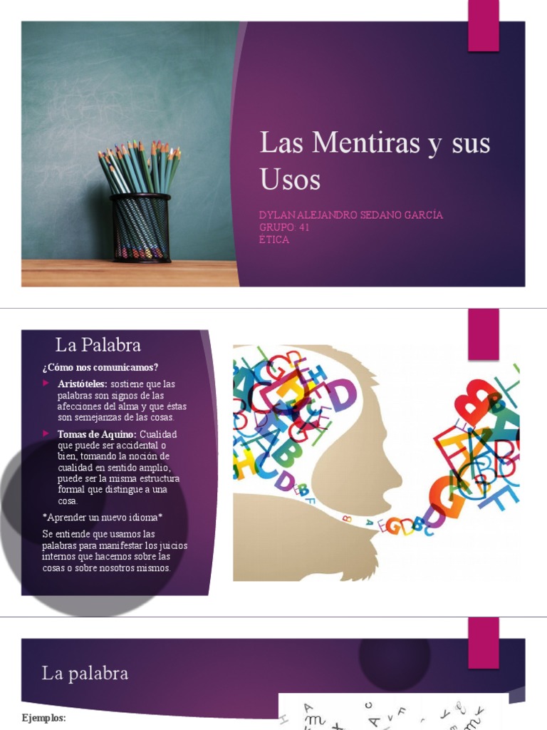 Las Mentiras y Sus Usos | PDF | Verdad | Mentira