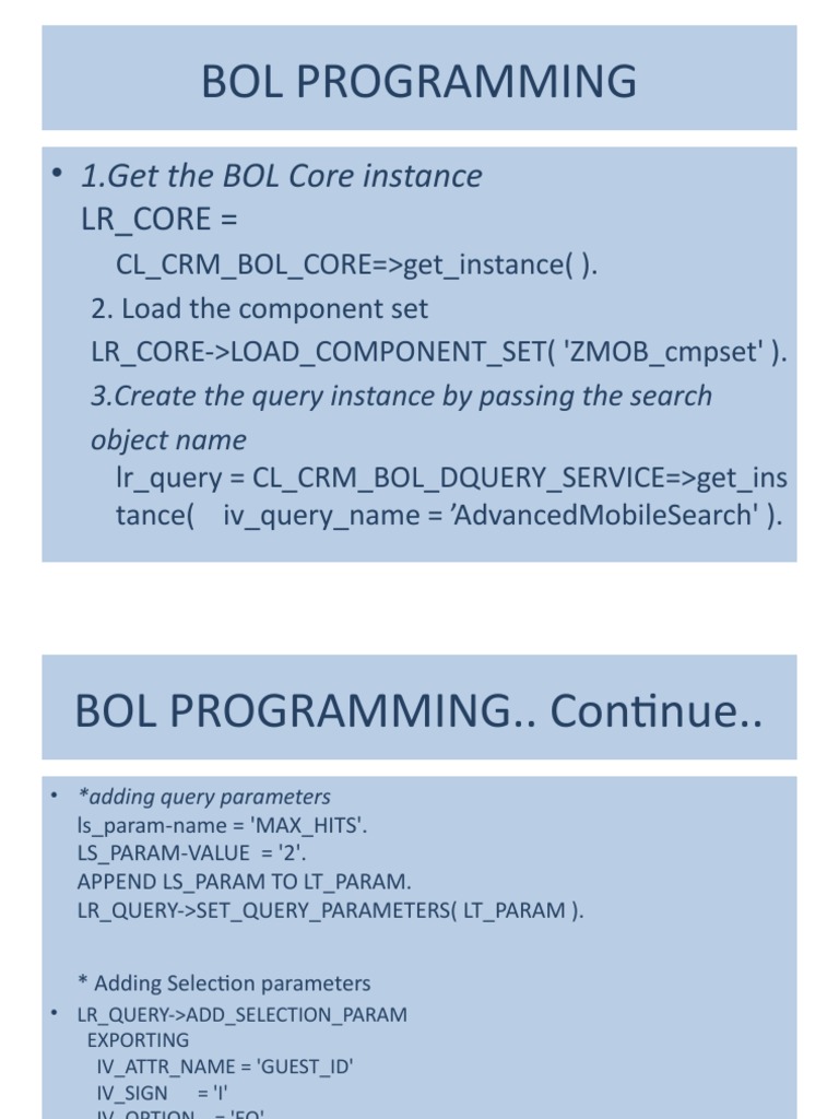 BOL Programming | PDF | Object (Computer Science) | Class (Computer Programming)