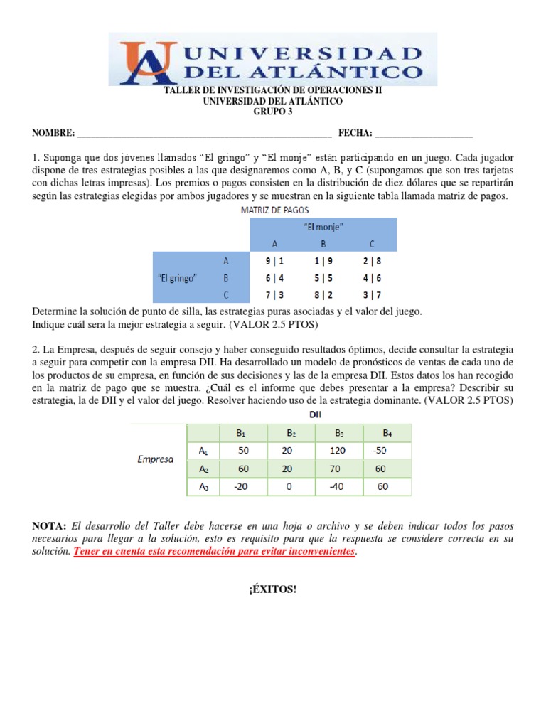 iNV DE OPERACIONES | PDF