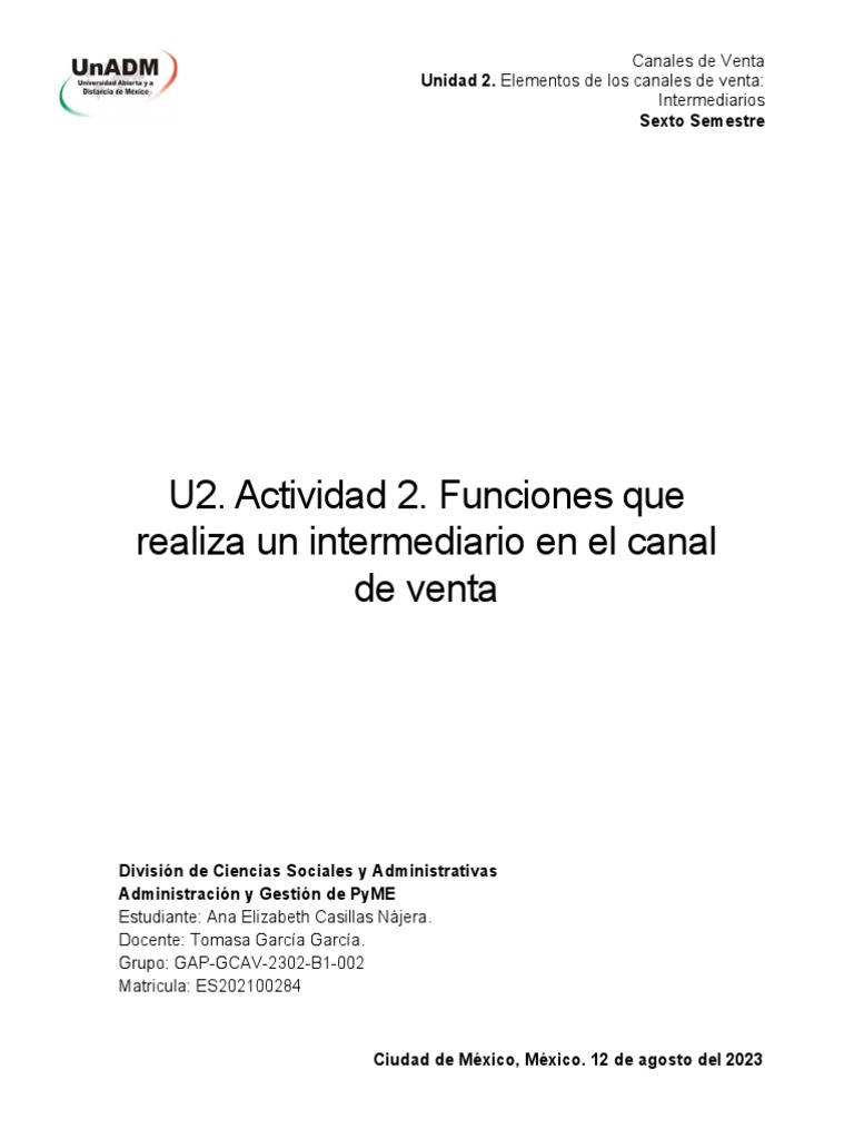 Gcav U2 A2 Ancn | PDF