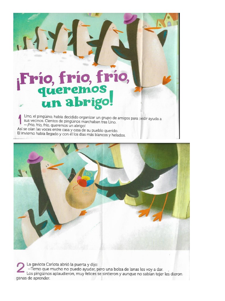 Cuento Frí Frío Frío Queremos Un Abrigo | PDF