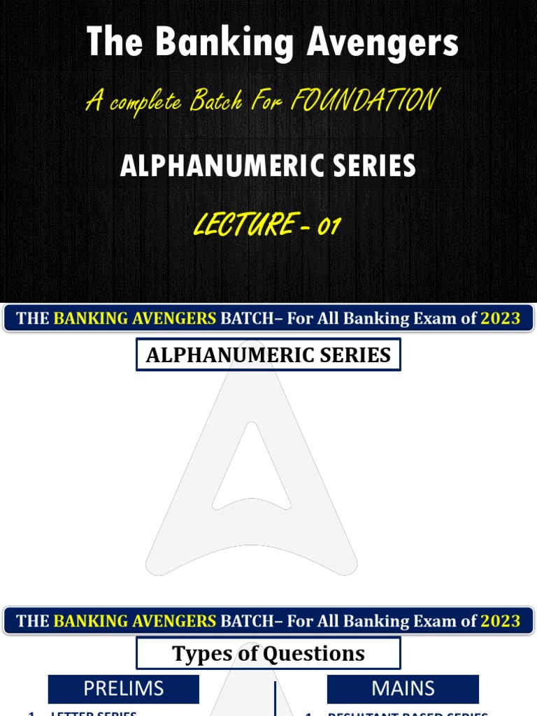 Alphanumeric Series - 2 - 212576 | PDF | Teaching Methods & Materials