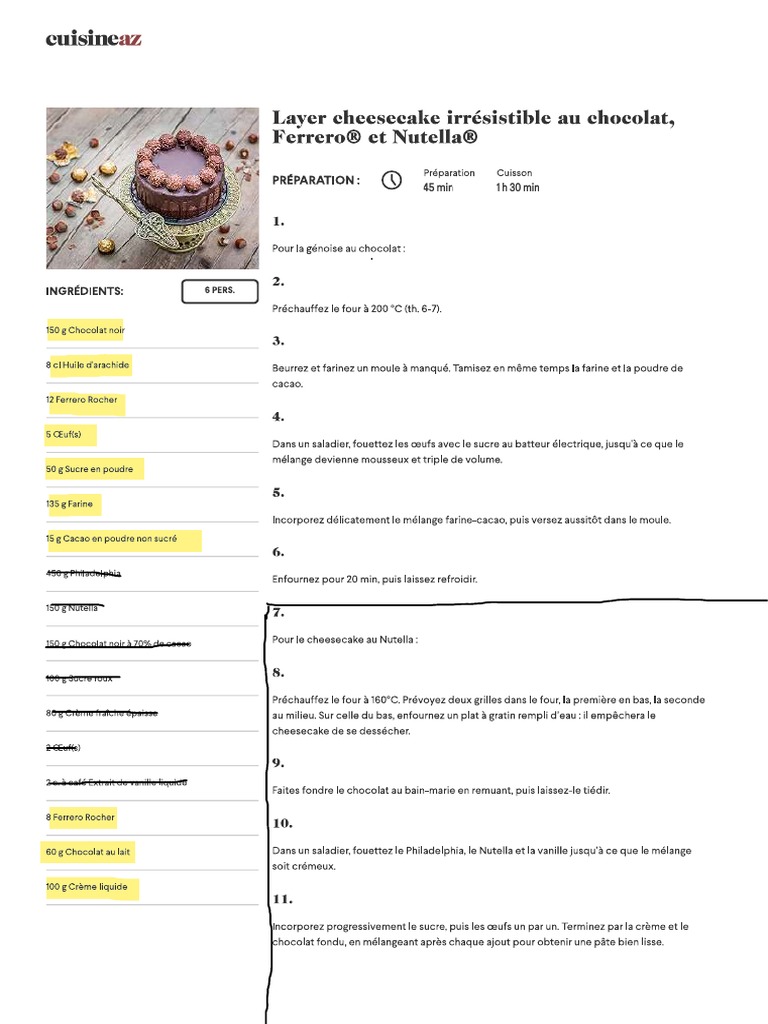 Gateau | PDF