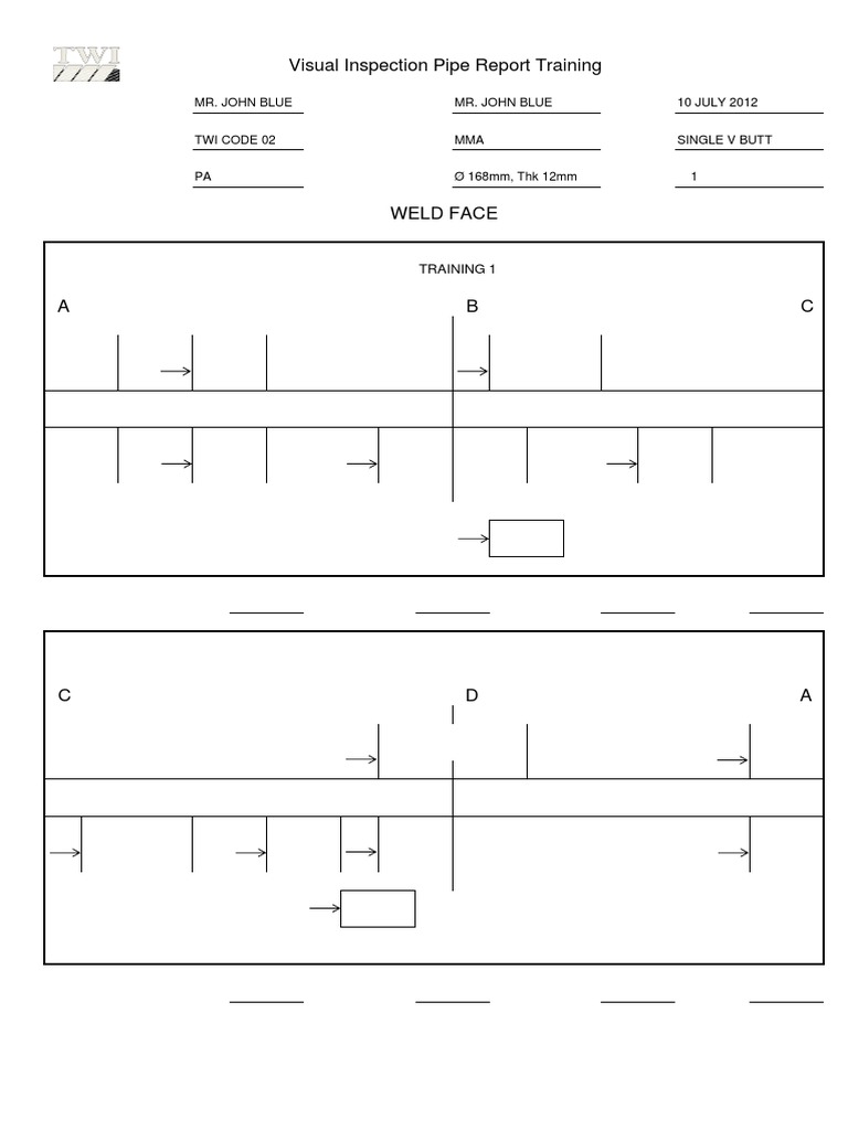 TWI Training CSWIP 3.1 Pipe 01 (Complete) | PDF | Construction | Welding
