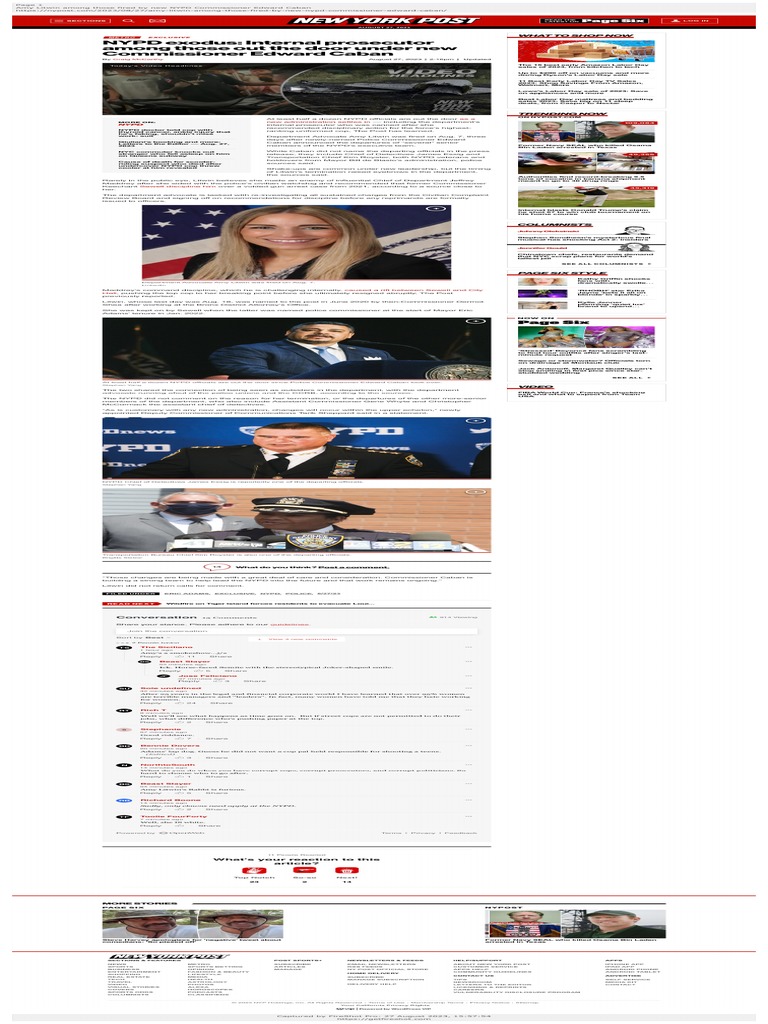 Amy Litwin Among Those Fired by New NYPD Commissioner Edward Caban ...