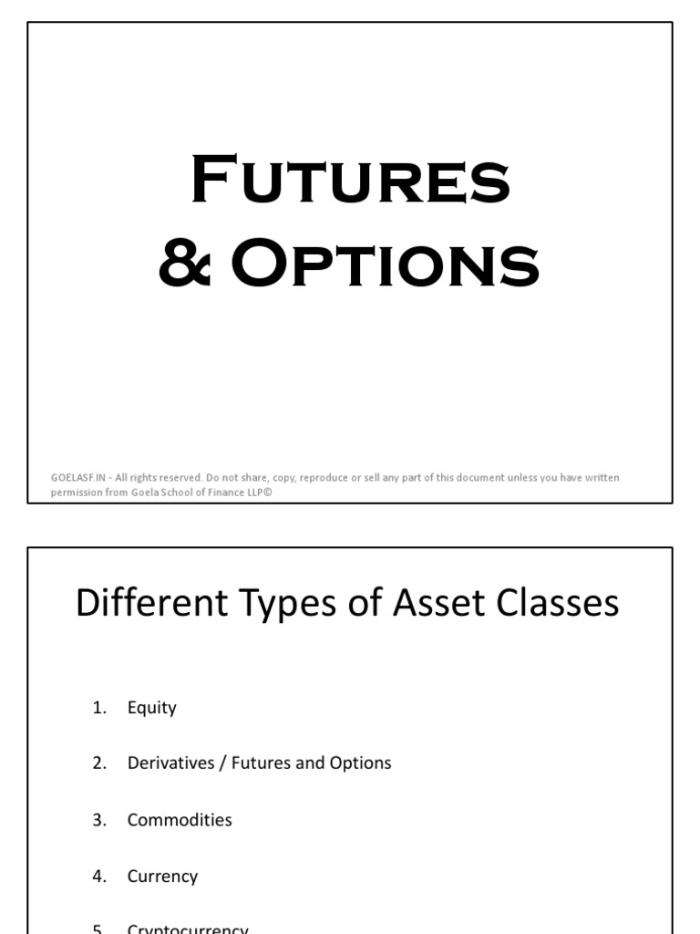 Futures and Options | PDF