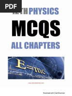ECAT Test Sample Test Papers - New | PDF | Oscillation | Macromolecules