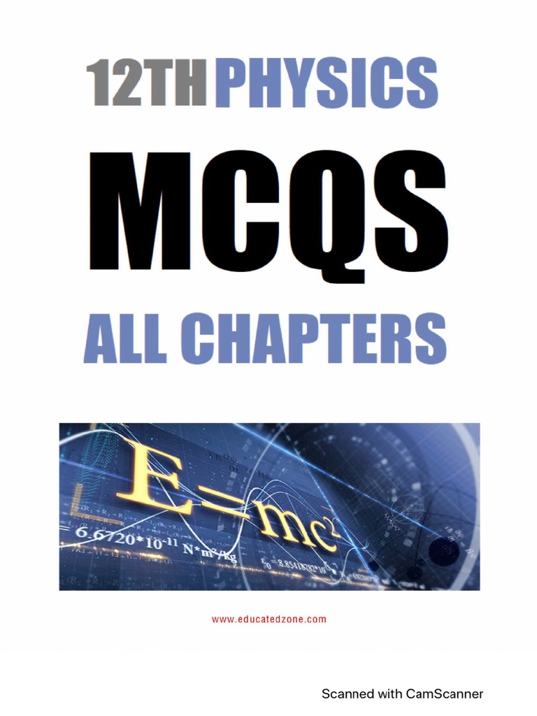 NUST (NET) Physics Part-2 Mcqs (Educated - PDF Version 1 | PDF
