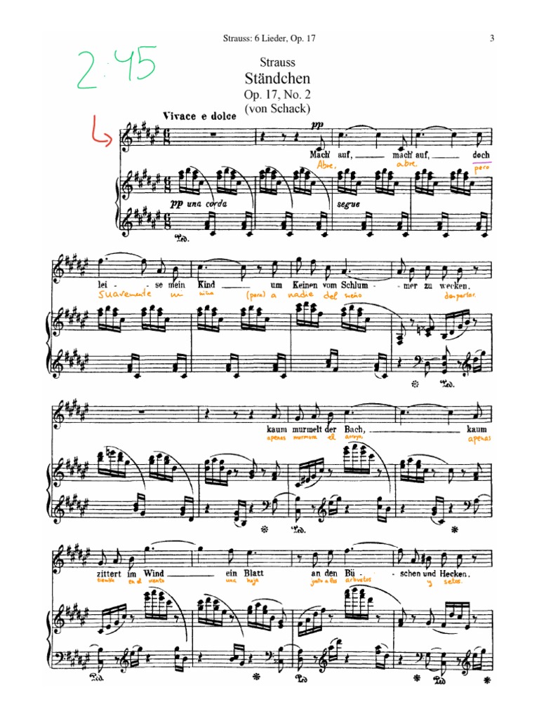 Standchen Strauss | PDF