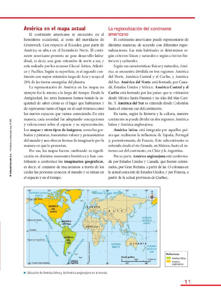 Manual GEOGRAFÍA 2DO AÑO (11, 13, 15) | PDF