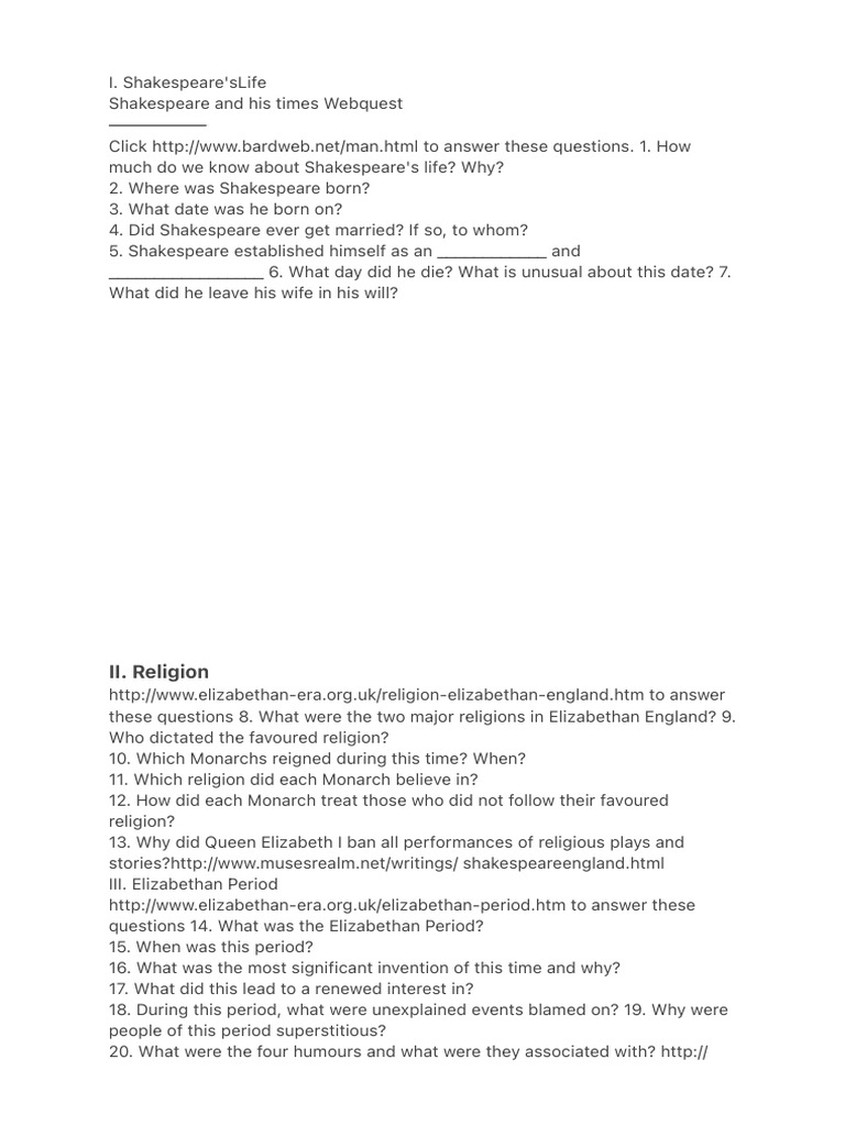 Shakespeare 4 | PDF | William Shakespeare | Elizabethan Era