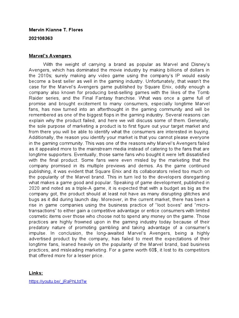 Marketing Assignment 1 | PDF