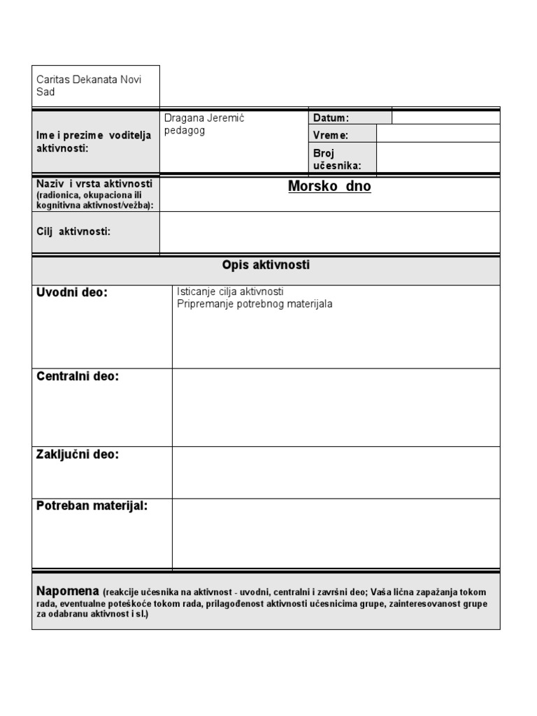 Morsko Dno | PDF