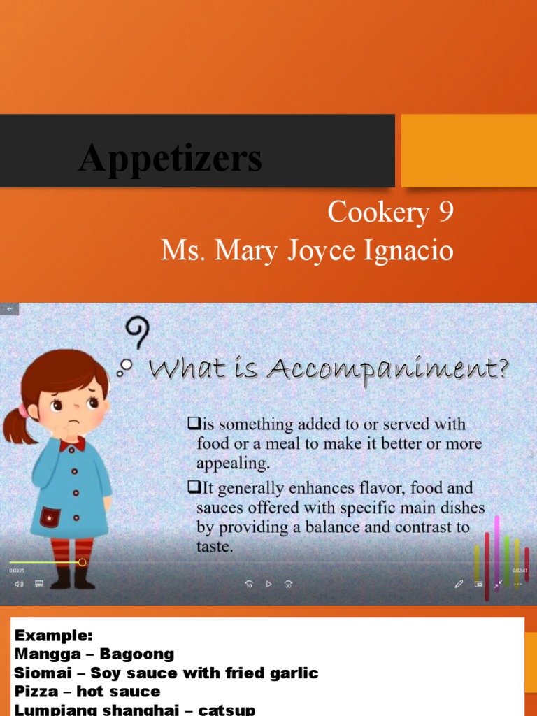 Accompaniments of Appetizers | PDF