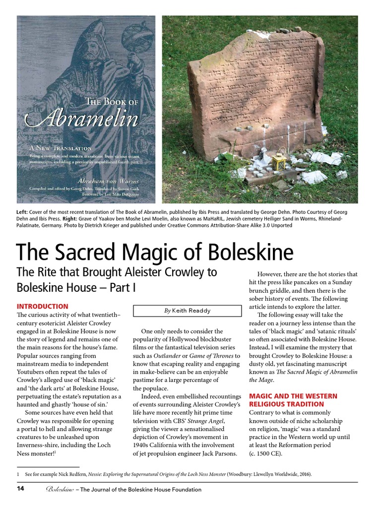 Readdy Keith The Sacred Magic of Boleskine Parts I II | PDF | Religion ...
