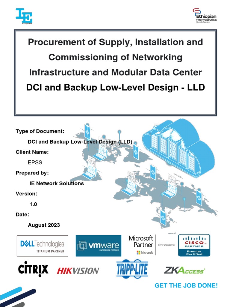 Ie Epss Dci & Backup LLD v1.0 | PDF