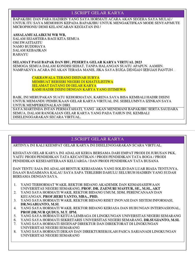 MC Formal - Final Teks | PDF