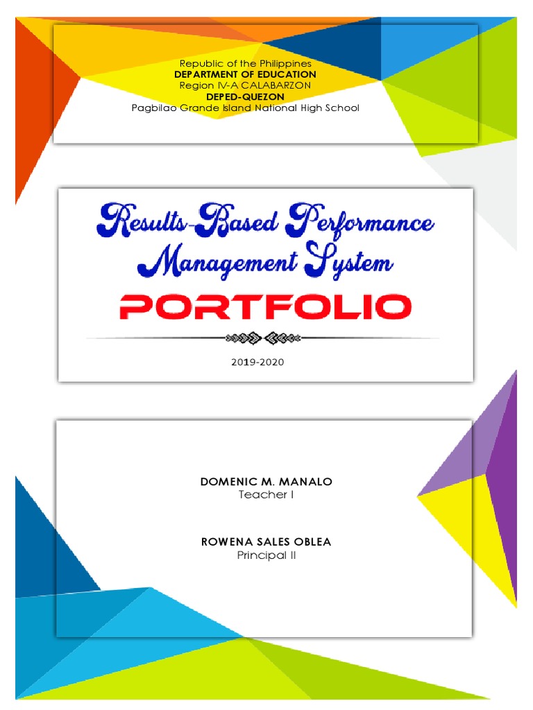 Rpms Portfolio Sample | PDF